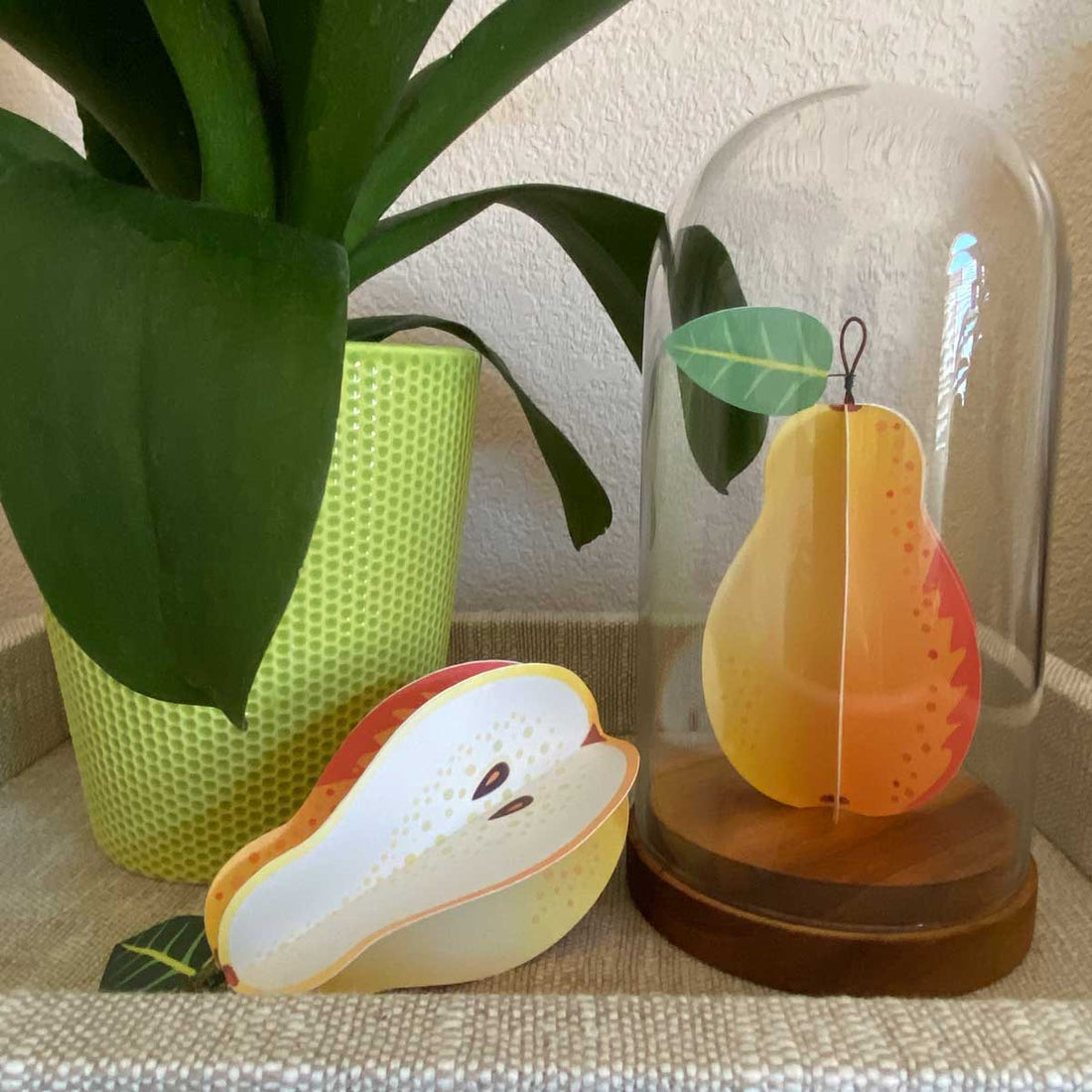 Handmade Paper Pears, Set of 2 – Mozaic Studio